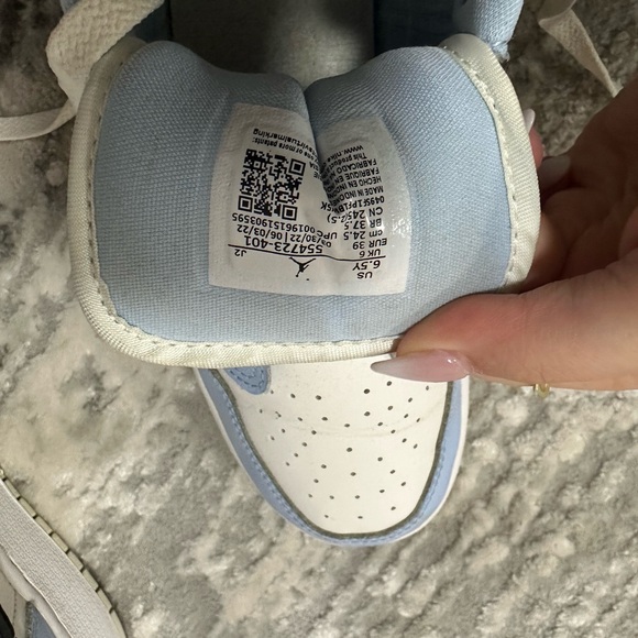 Nike | Shoes | Nike Air Jordan Low Ice Blue | Poshmark